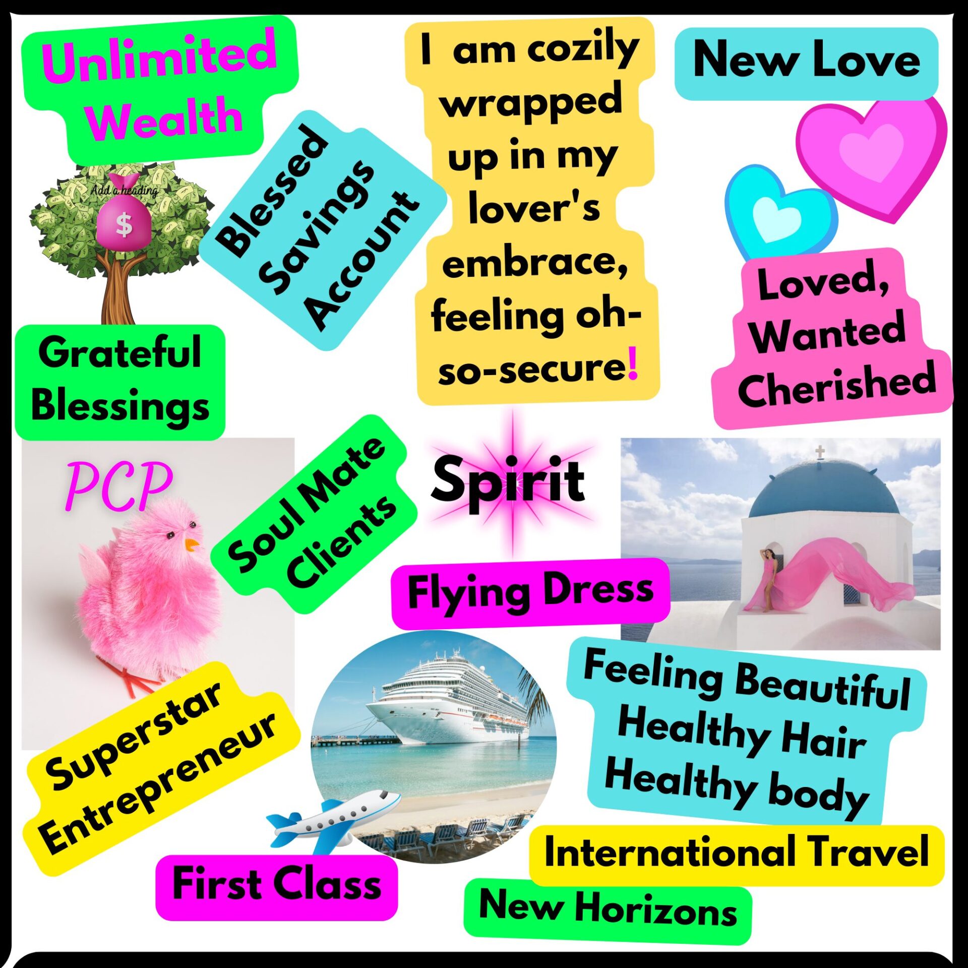 My 2024 Vision Board For Love, Wealth, International Travel And Health ...